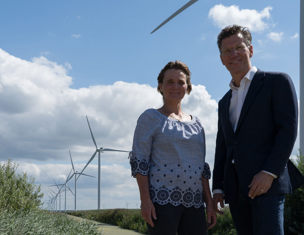 Verduurzaming van het buitengebied met waterstof - Windpark Zeewolde